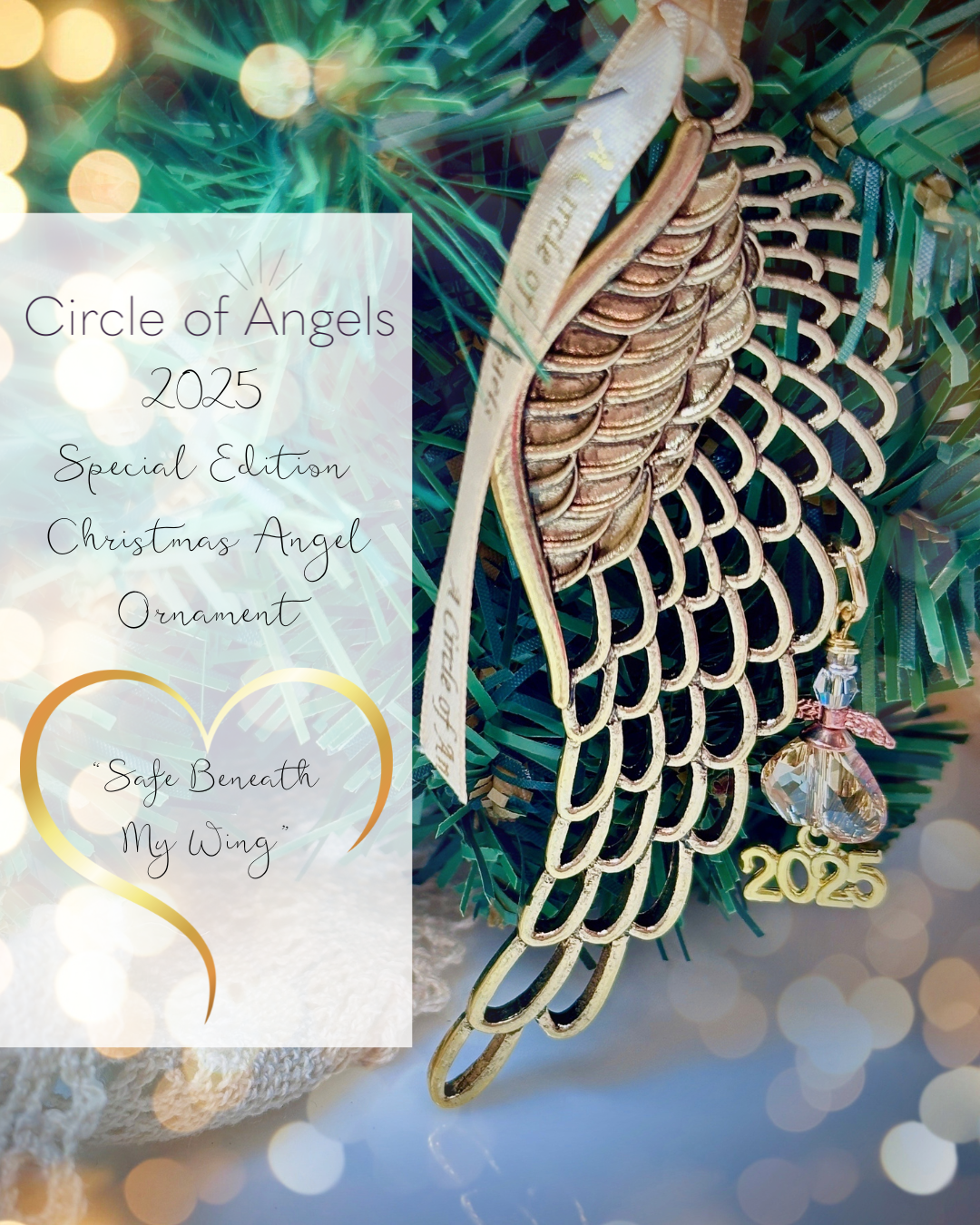 "A Circle of Angels" 2025 Special Edition Christmas Angel – Kemba Designs